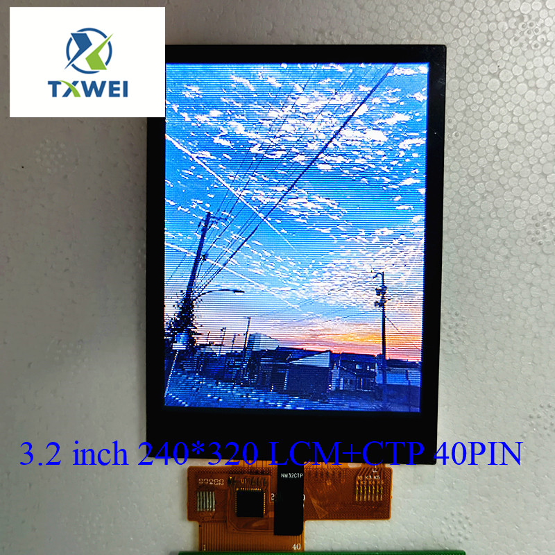 TXW320013S0-CTP 3.2 inch 240*320 capacitive touch LCD display medical ...