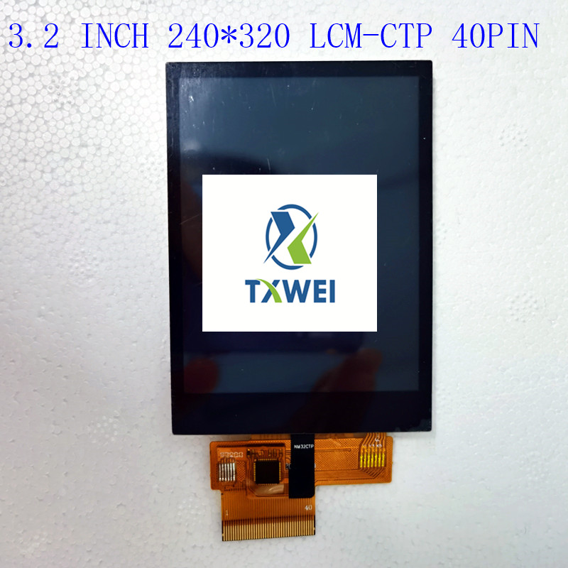TXW320013S0-CTP 3.2 inch 240*320 capacitive touch LCD display medical ...