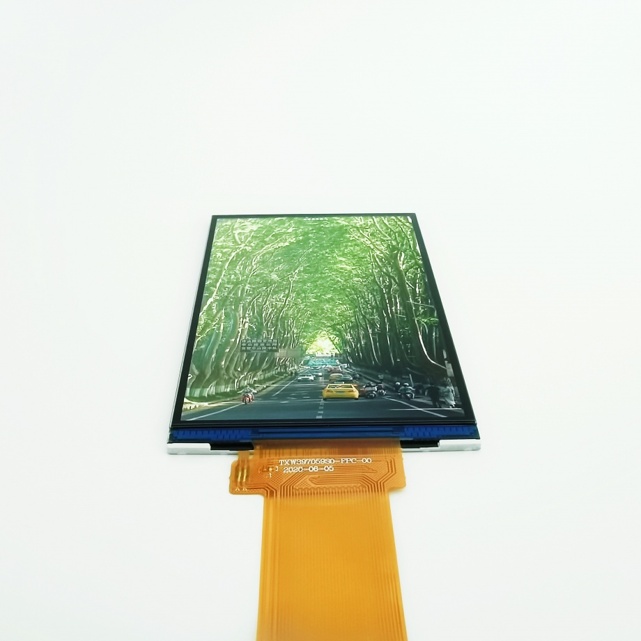 TXW397059S0 3.97 inch 480 * 800 TFT LCD 40 pins RGB24 digit instrument display vehicle mounted ...