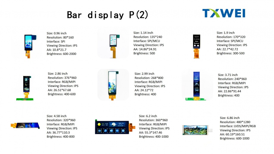 TXW210001B0-CTP 2.1 inch 480*480 HD IPS TFT LCD display round display ...