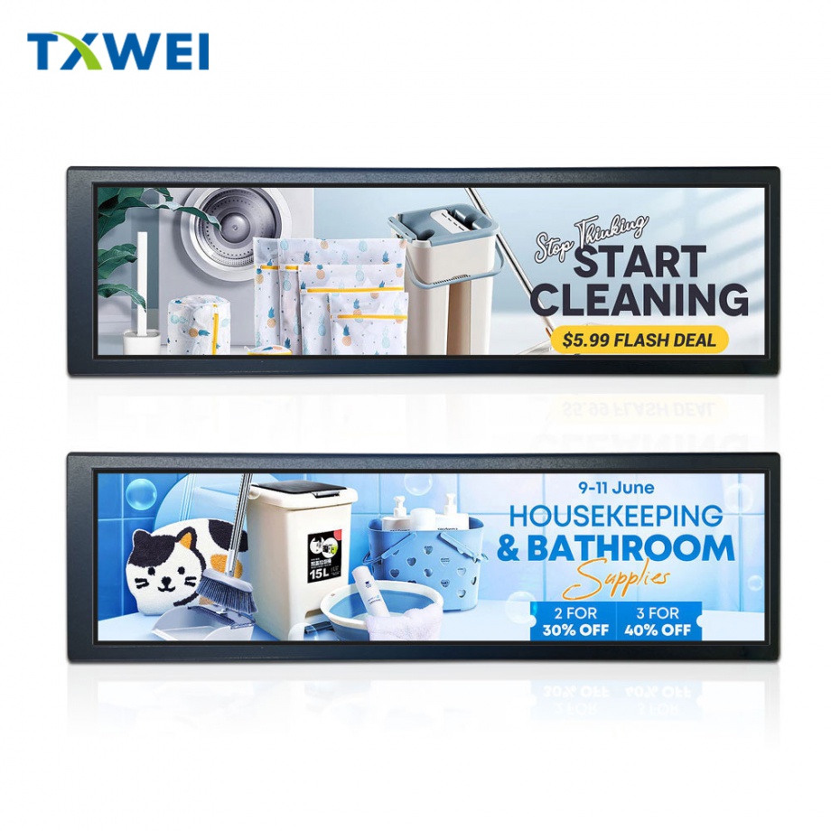 TXW8.8-HDMI 8.8-inch 480 * 1920 high-definition IPS shelf advertising ...