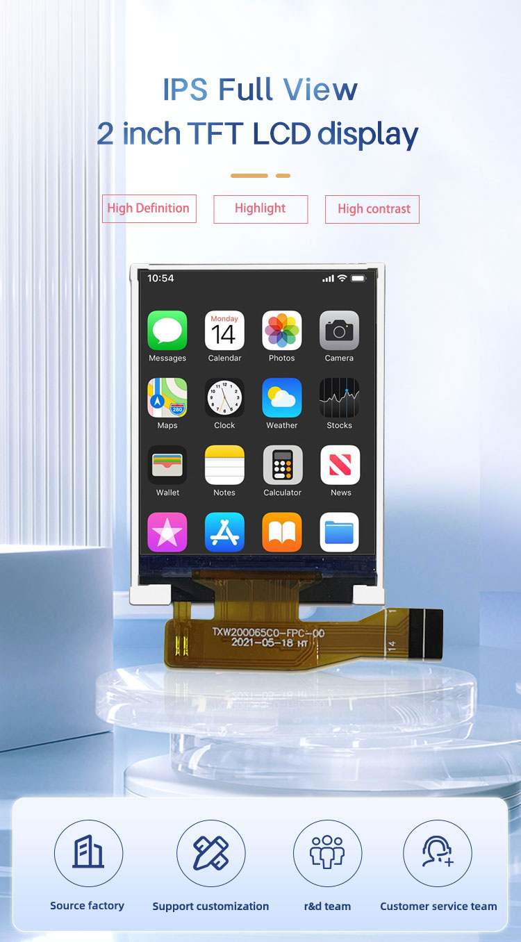 TXW200065S0 2-inch 176*220 high-definition high brightness display ...