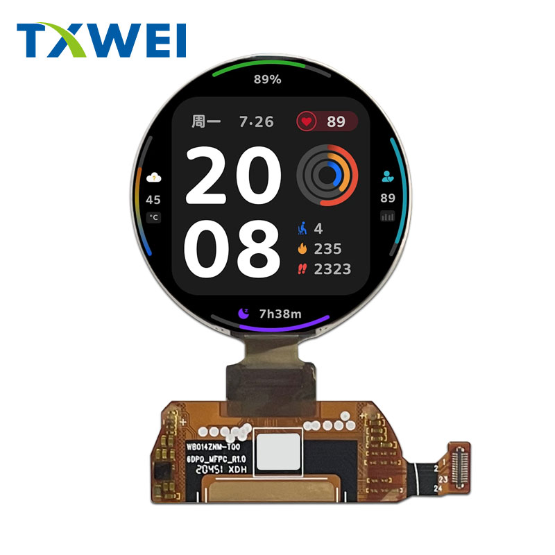 TXW139002H0 1.39 inch 454 * 454 TFT circular LCD display screen ...