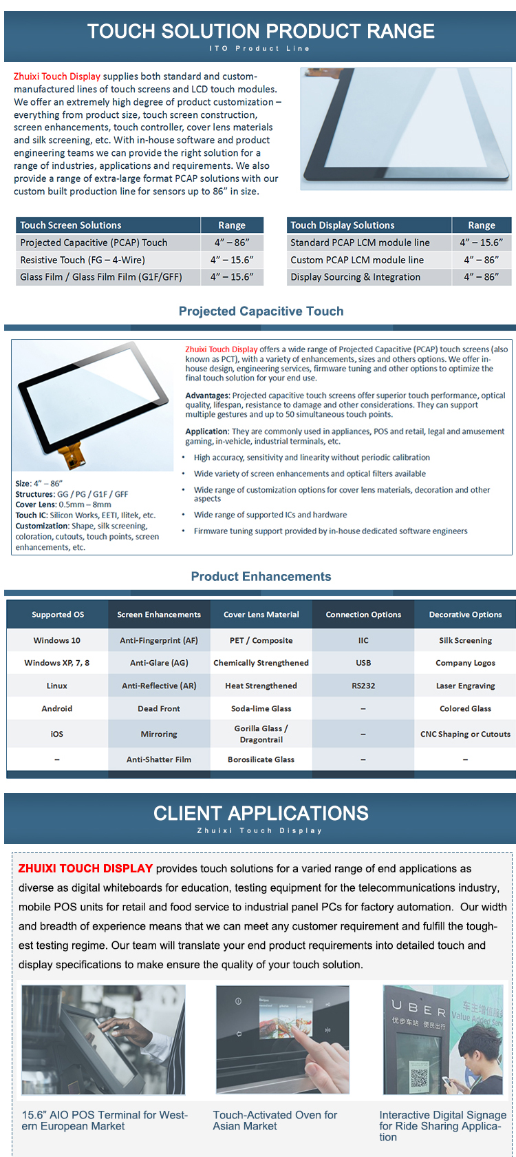 DY1212S-2565 12.1inch capacitive touch screen 4:3 USB&IIC interface ...