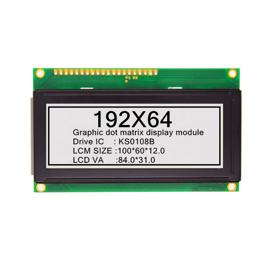 TJDM19264C 4-inch graphics dot matrix LCD panel, 192*64, STN graphics ...