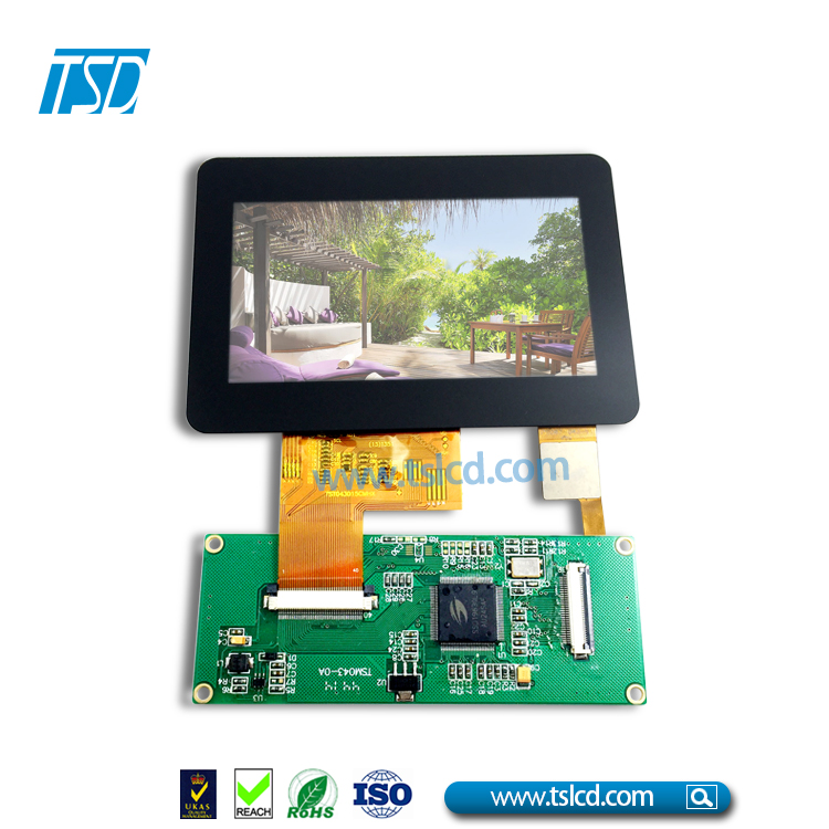 TSM043WQCH-16C 4.3 Inch Tft Lcd 480*272 SSD1963 Board With capacitive Touch Screen Controller ...