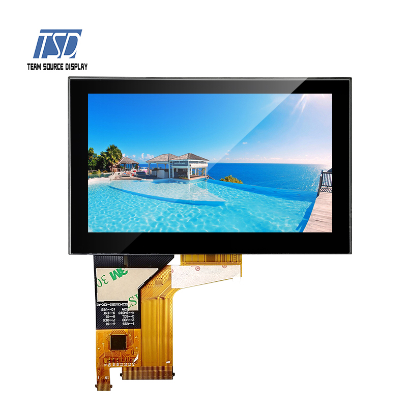 TST043WQBN-134C 4.3-inch TFT LCD screen 480*272 TN LCD 340cd/m² 40PINS ...