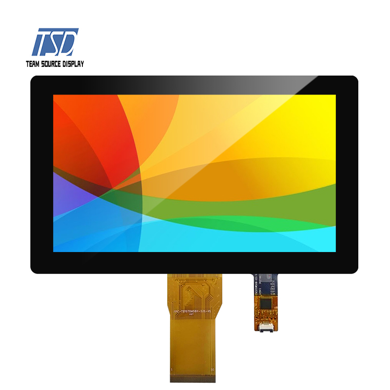 TST070WSBH-121C 7 "TFT LCD display 1024*600 capacitive touch LCD screen ...