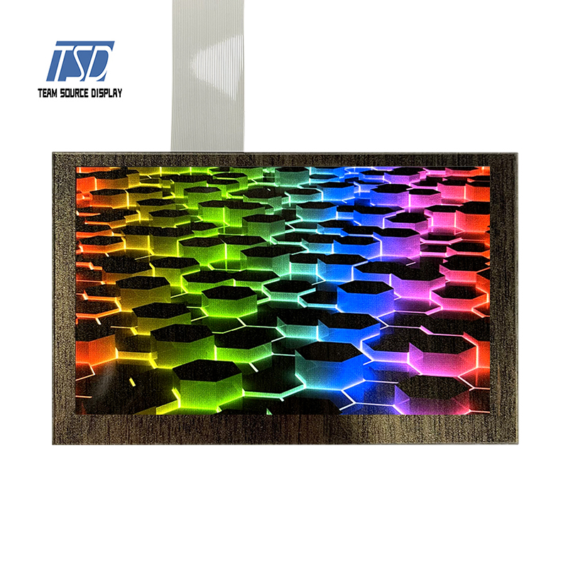 TST050WVBS-51xC 5inch 800*480 IPS LCD screen 500nits RGB interface with ...