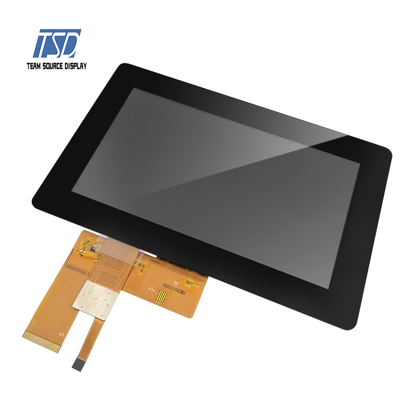 TST070WVBE-32C 7-inch TFT LCD screen, 800*480, TN LCD, 300cd/m², with ...