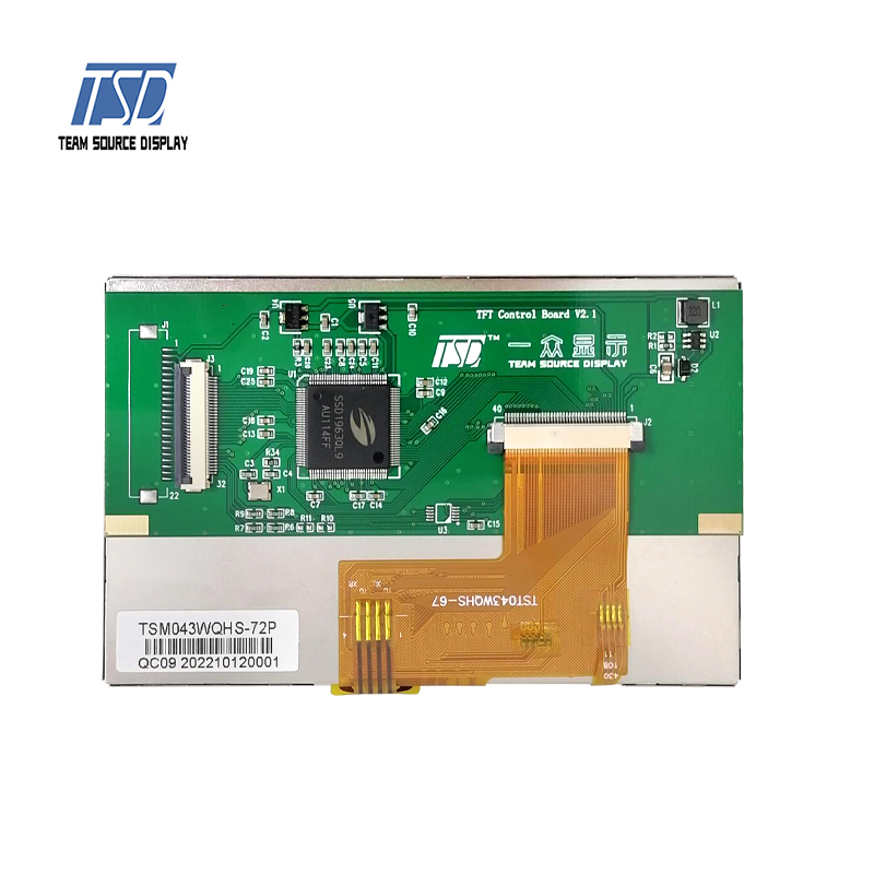 TSM043WQHS-72P 4.3 inch IPS lcd 480*272 SSD1963 Board With RTPTouch Screen Controller MCU ...