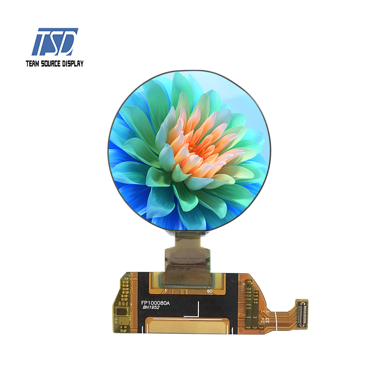 TSO014VGHR-01 1.4-inch OLED display 454*454 400cd/m² 24PINS MIPI/SPI ...