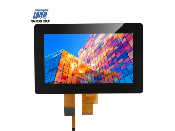 TST070WSBE-138C 7 inch TFT LCD screen 1024*600 IPS LCD screen 1000cd/m² 50PINS TTL Industrial ...