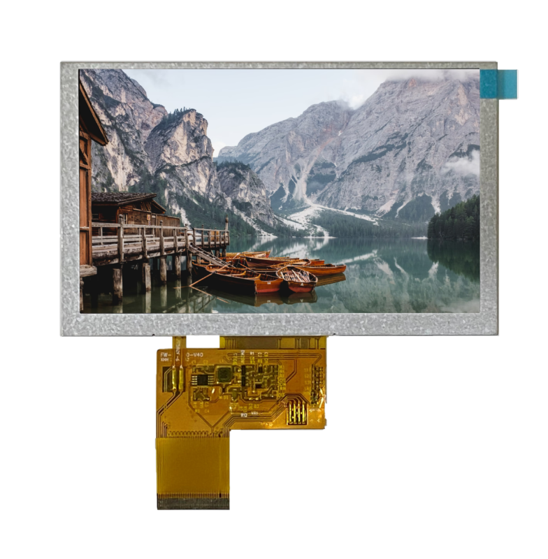 XF050WV02A-ITNL 5 inches, IPS LCD, 800x480, 450nits, 40pins , TTL interface, optional PCAP ...