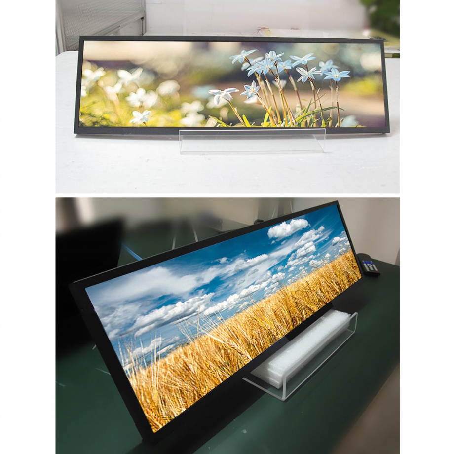 KB286T1 32"cut Stretched Bar LCD, 28.6" 1920*540 bar LCD, 700nit, Ultra ...