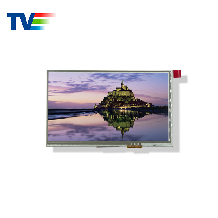 TVT0700B7A--P 7 inch 800x480 TFT LCD Display with Resistive Touch Screen Panel Module ...