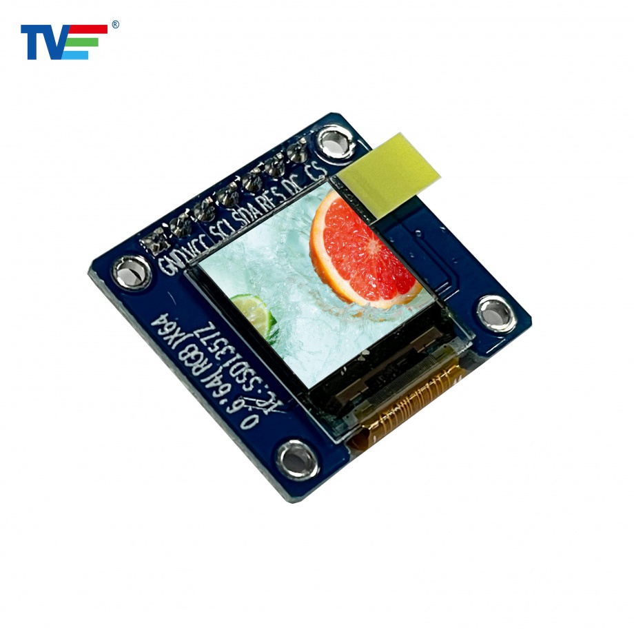 TVO6464A3-F—PCB 0.6 inch 64*64 IPS PMOLED with PCB controller board Display Module IC SSD1357Z ...