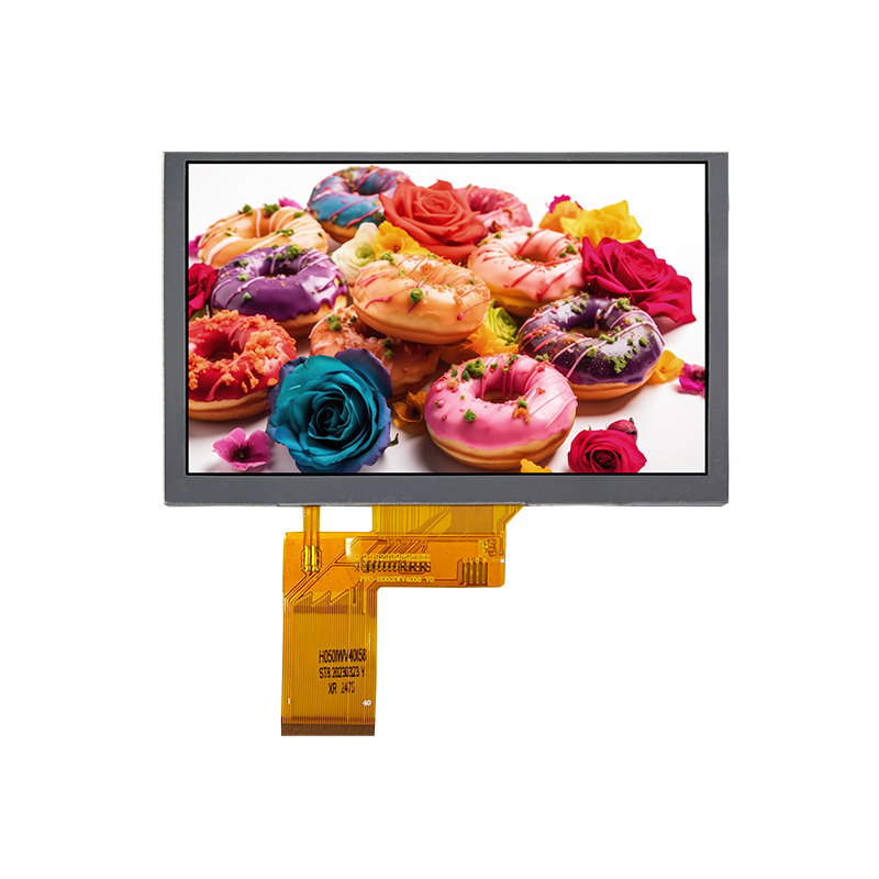 H050IWV40I5008 5-inch LCD screen RGB interface 40pin 500 nit 800 × 480 ...