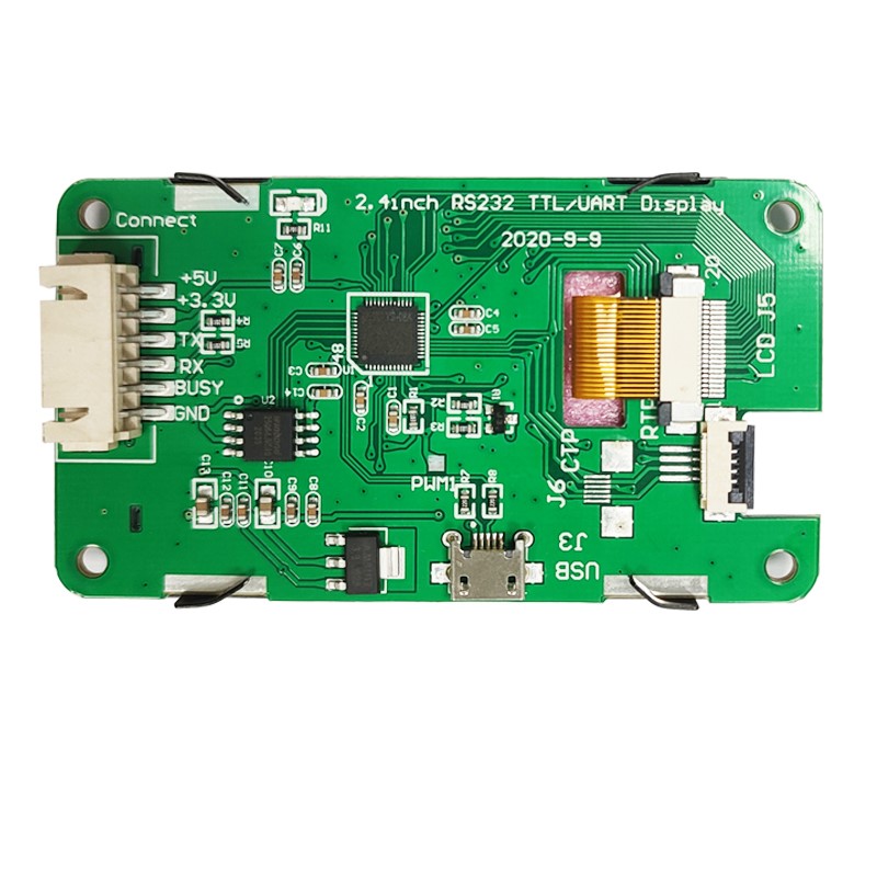 EX02402-A01 2.4 Inch UART Display Module, 240*320, TN LCD, UART/TTL ...