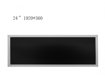 HT240HDL-500 24 inch LCD, 27 CUT 1/3, 1920*360, Stretched bar LCD ...
