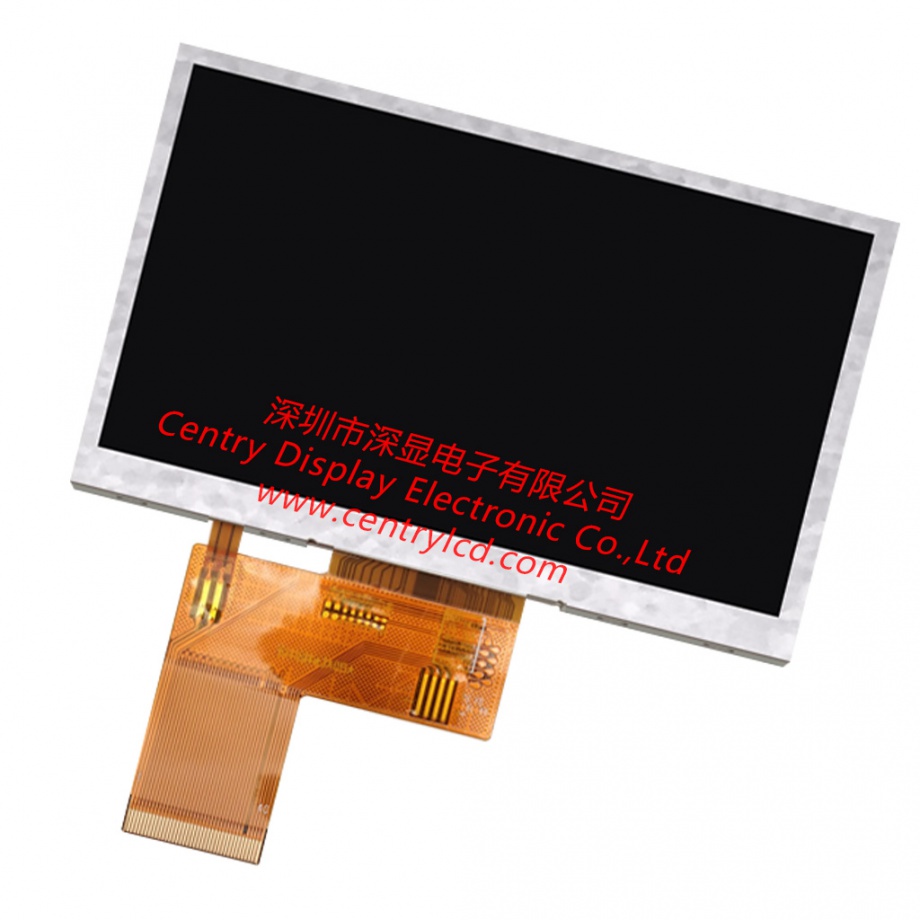 C043WQI10H 4.3寸, 480*272, 500亮度, 40pins, RGB接口, ST7282-G4-1L, TFT-LCD ...