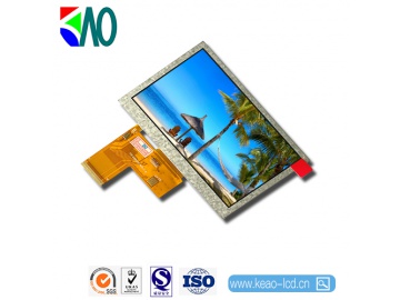 KAO-043HT-NC01 4.3inch TFT display module 480*272 IPS LCD 40PINS TTL Industrial LCD Screen 350cd ...