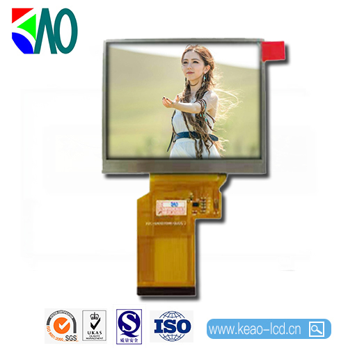 KAO-035HN-QV03.2 3.5inch TFT display, 640*480, IPS LCD, 350 cd/m², 54PINS, RGB/TTL, Industrial ...