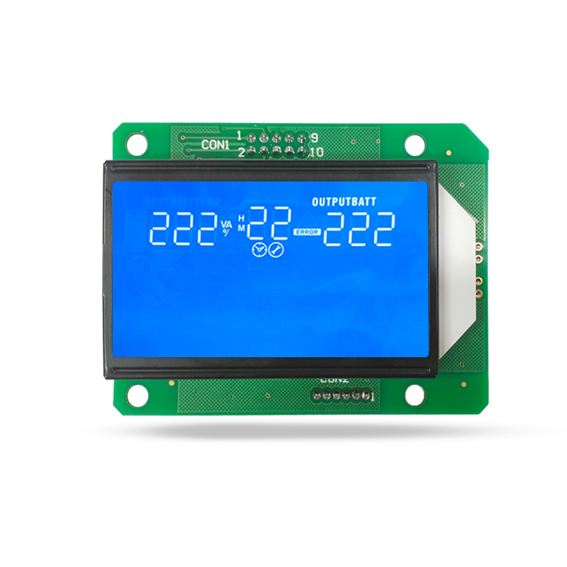JDA0801-16037C1 HTN Segment Code LCD screen, blue screen white LCD ...