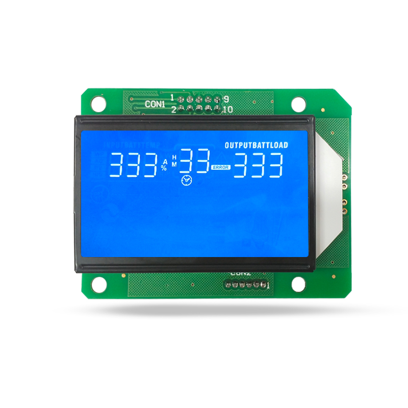 JDA0801-16037C1 HTN Segment Code LCD screen, blue screen white LCD ...