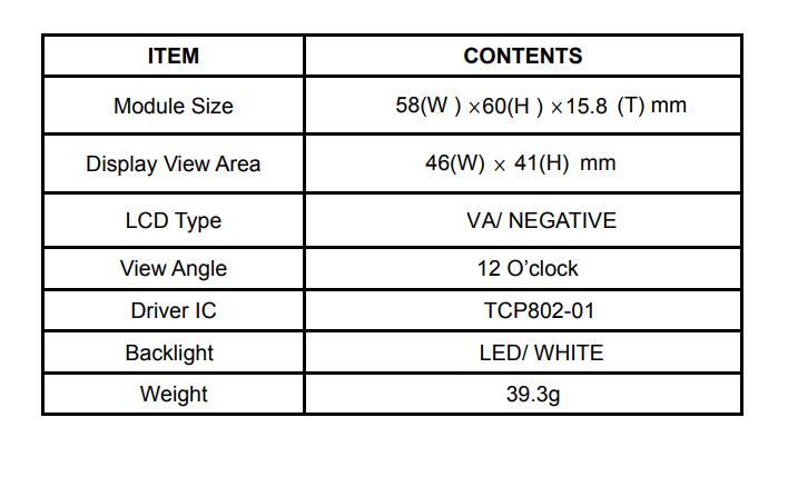 JDA0301-19101A1 VA Segment Code Liquid Crystal Display Custom ...
