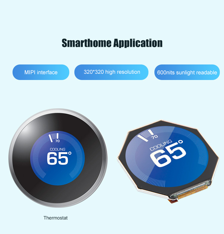 PV033400AR17A 2.4 inch Round Screen, 320x320, MIPI Interface, ST7796SI ...