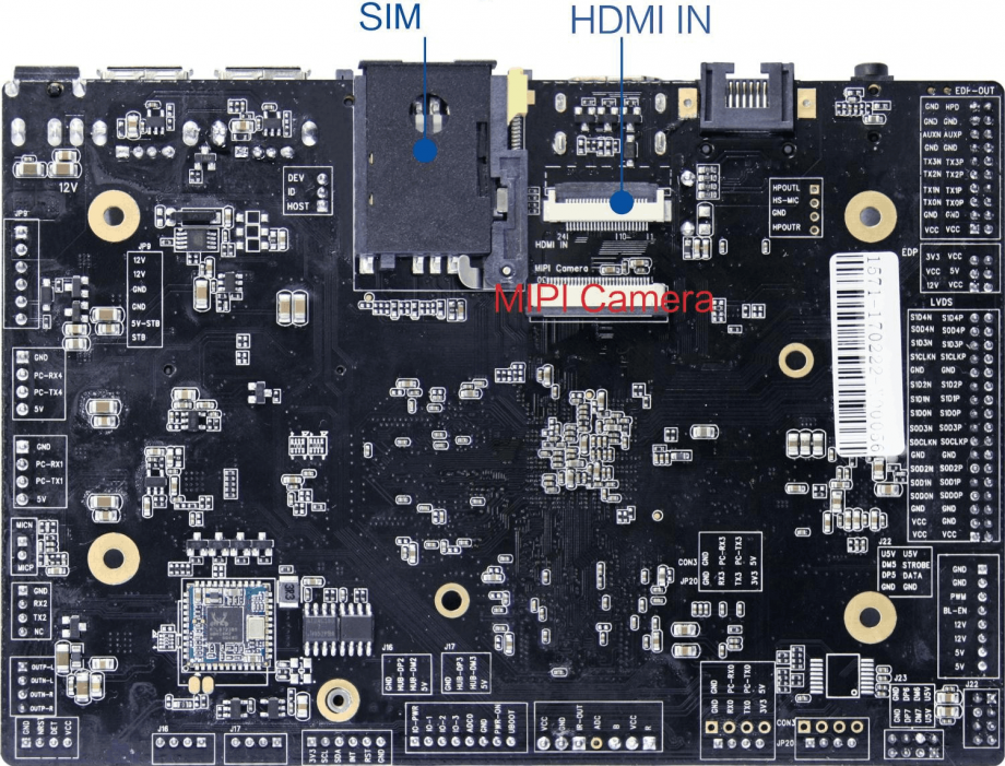 DK-3288A 3840x2160 LCD driver board. eDP driver board | Shenzhen ...