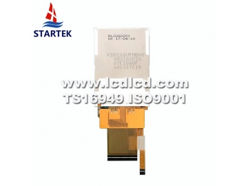 KD026QVFMD007-C006A 2.6inch With CTP, 240x320, 400nits, 50pins, MIPI I ...
