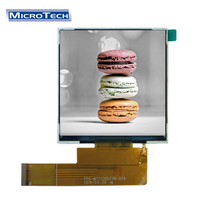 MTF0395SVN-02A Microtech 3.95inch 480x480 IPS TFT-LCD Module, 350nits ...