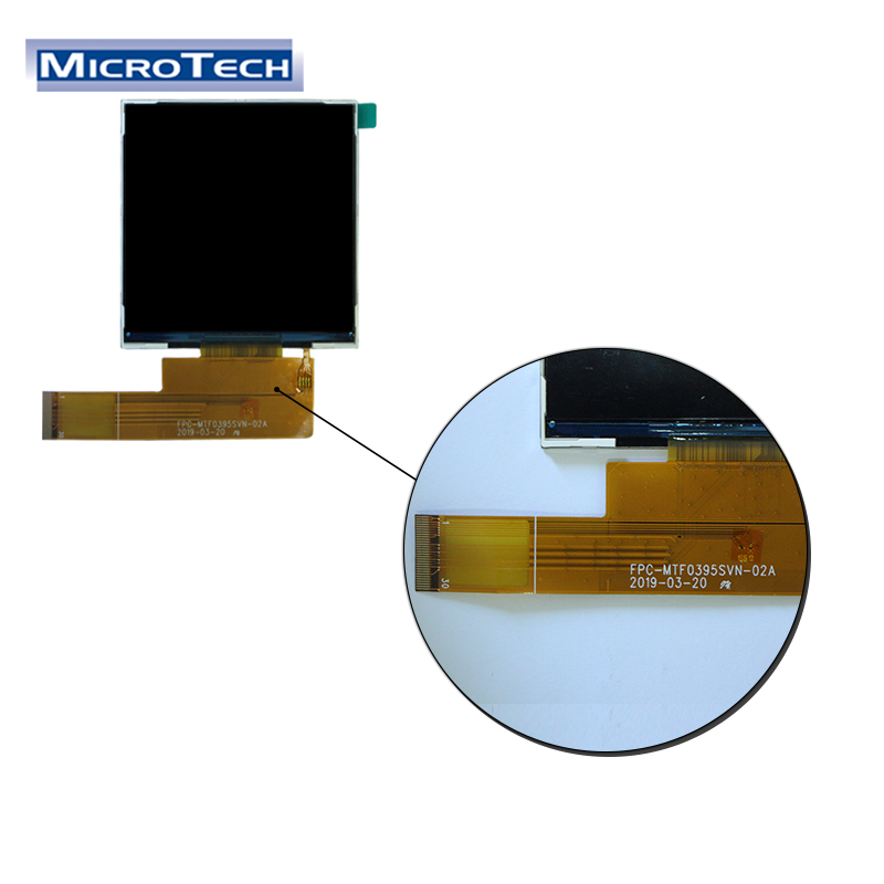 MTF0395SVN-02A Microtech 3.95inch 480x480 IPS TFT-LCD Module, 350nits ...