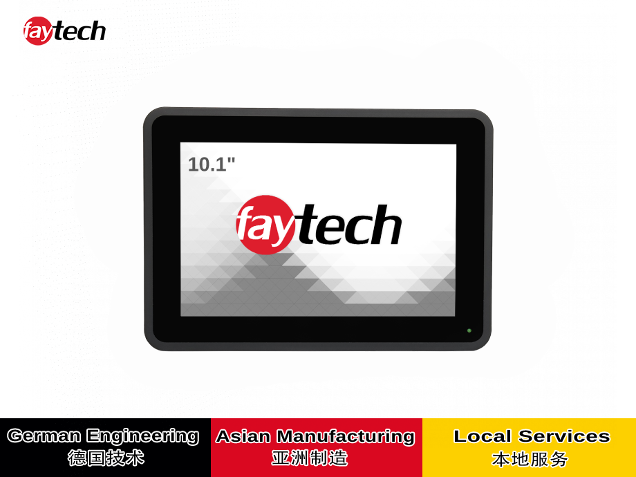 FT101TMCAPOB faytech 10.1inch Capacitive Touch Monitor Optically bonded ...