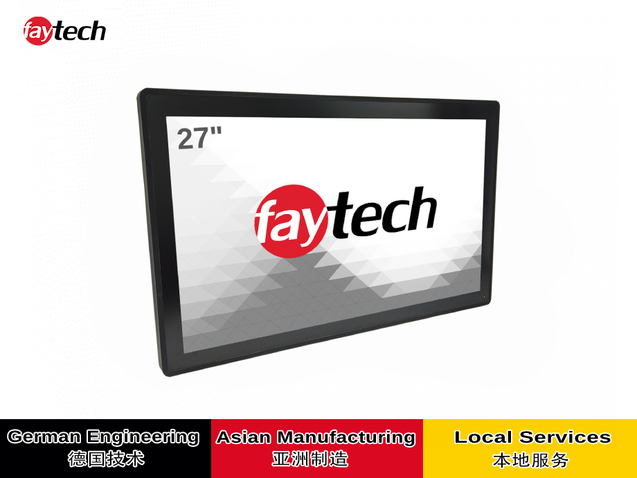 FT27TMCAPOB faytech 27inch Capacitive Touch Monitor Optically bonded ...