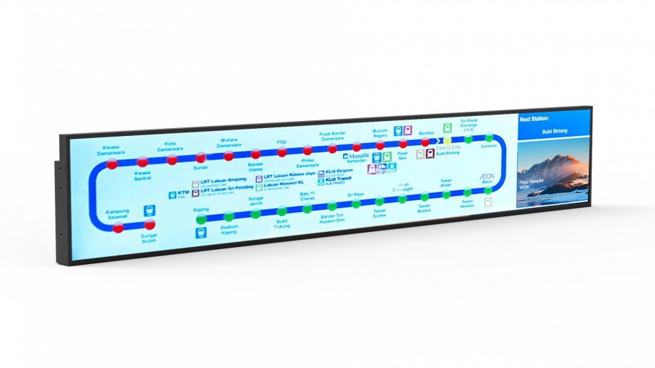 10.T.T58400SJ108001-1 58.4 inch, 3840x1080, 700nits, Cut Stretched Bar ...