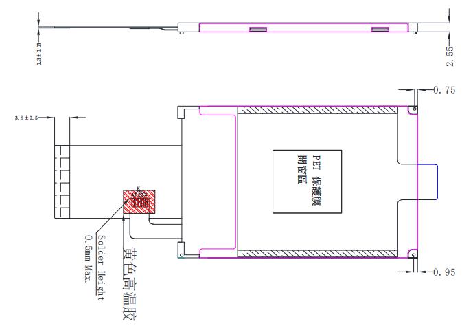ZH024QC002-01 2.4 inch TFT LCD screen, 240*320, TN LCD screen, 350 ...