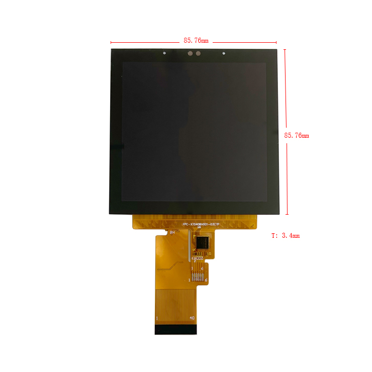 ZH040BH001-03 4-inch TFT LCD screen 480 * 480 IPS LCD screen 350 ...