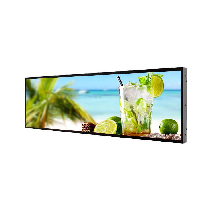 YUHD350HSM01 35 inch cutting bar Stretched Bar LCD display, 120 x 2840 ...