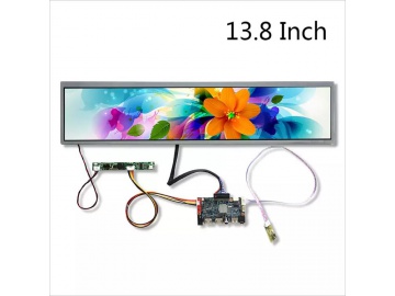 YFHD138LSM01 13.8 inch cutting Lcd Display, 1920x360, 500 brightness ...