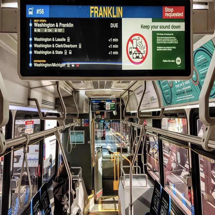 YFHD290LSZ01 29‘’ Stretched Bar LCD display subway bus LCD advertising ...