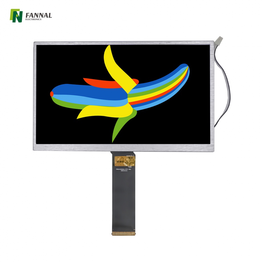 FN1010D002A 10.1-inch Industrial TFT LCD Resolution 1024*600 Brightness ...