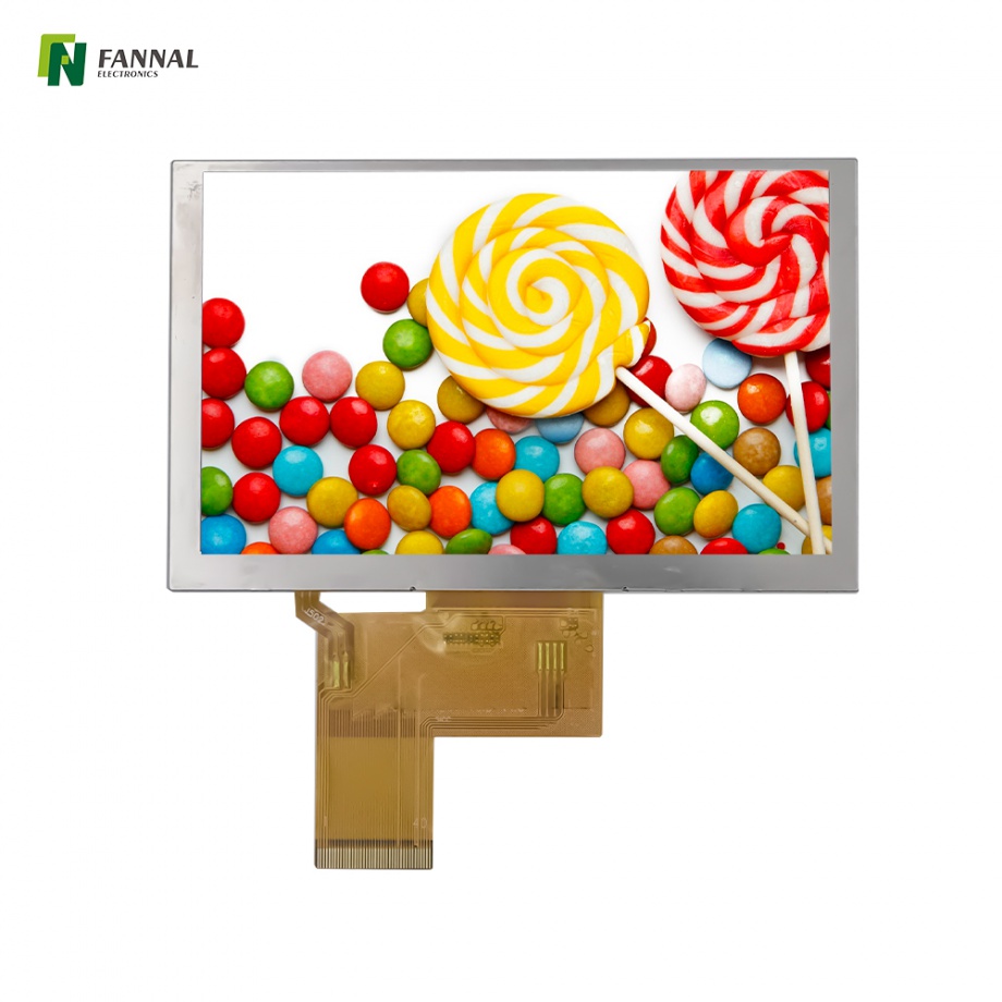 FN0500D027A 5-inch Industrial TFT LCD Resolution 800*480 Brightness ...
