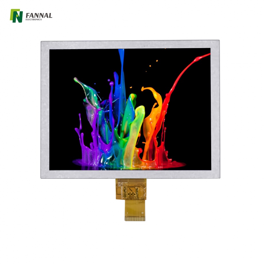 FN0800D005A 8-inch Industrial IPS TFT LCD , 1024*768 , 600cd/m2, 40PINS , LVDS | FANNAL ...