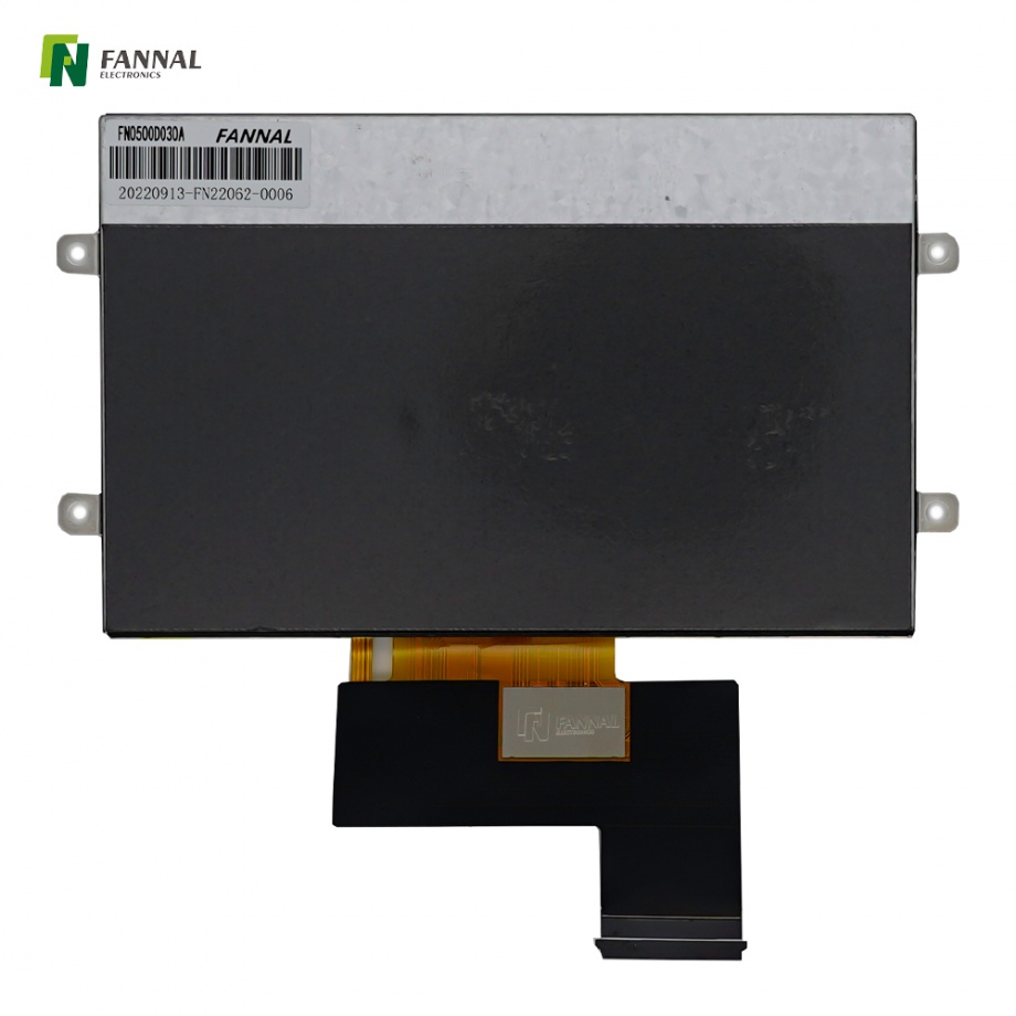 FN0500D030A 5-inch TFT LCD, 800x480, IPS LCD, 1000cd/m², 40PINS, RGB ...