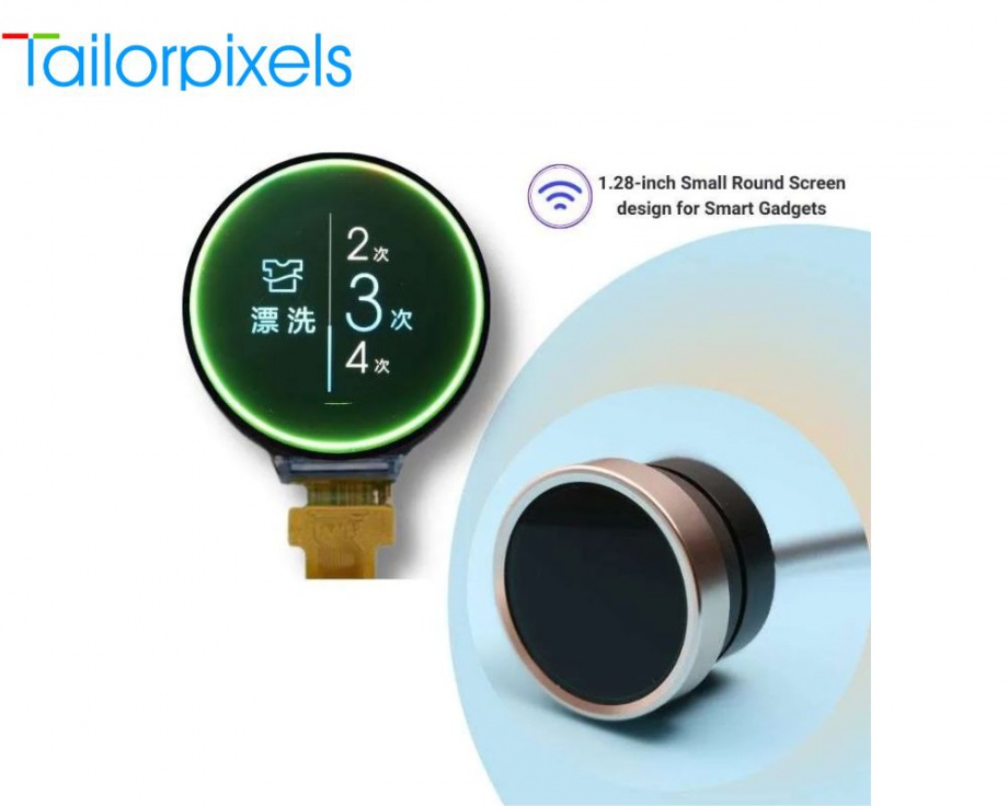 TTH128HRG-01 1.28 inch Round Display, Circular LCD, Small Round 240x240 ...