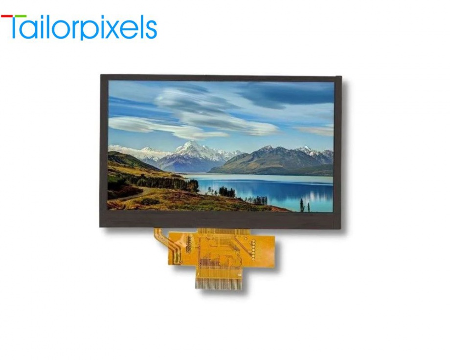 TTX043HHS-01 4.3 inch IPS Display, TFT LCD, RGB Interface, Wide Temperature, High Brightness ...