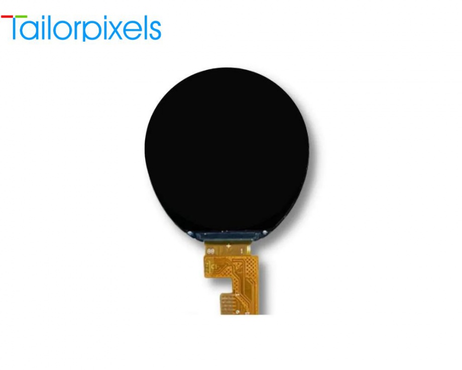 TTH132BRS-01 1.32 inch Circular LCD, IPS TFT, Round Display, MCU ...